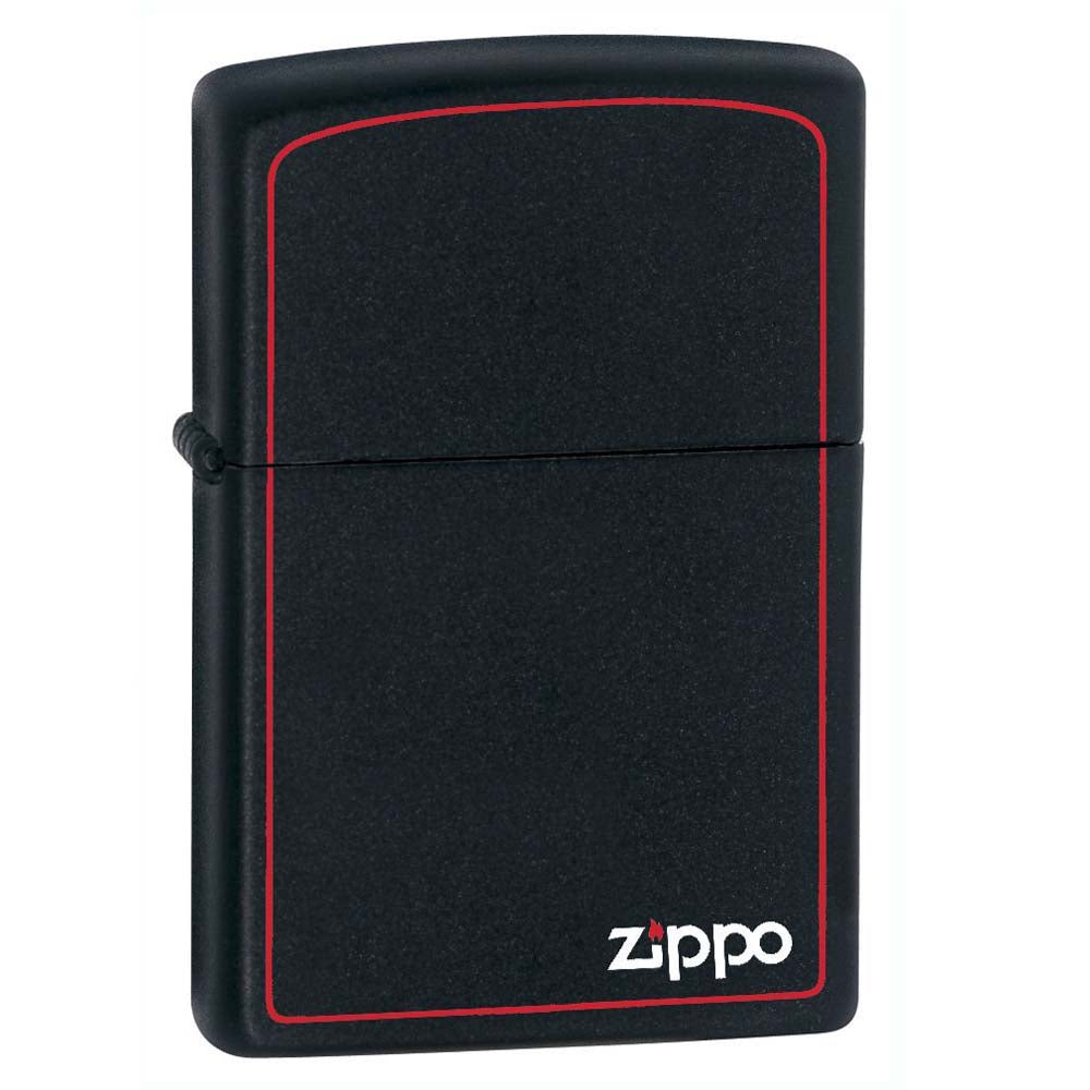 Zippo Black Matte with Border Lighter – Johnny Blade
